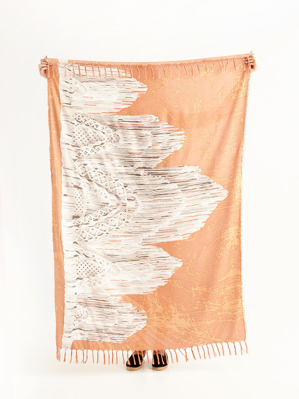 MACRAME PEACH pareo sarong – cleogatzeli