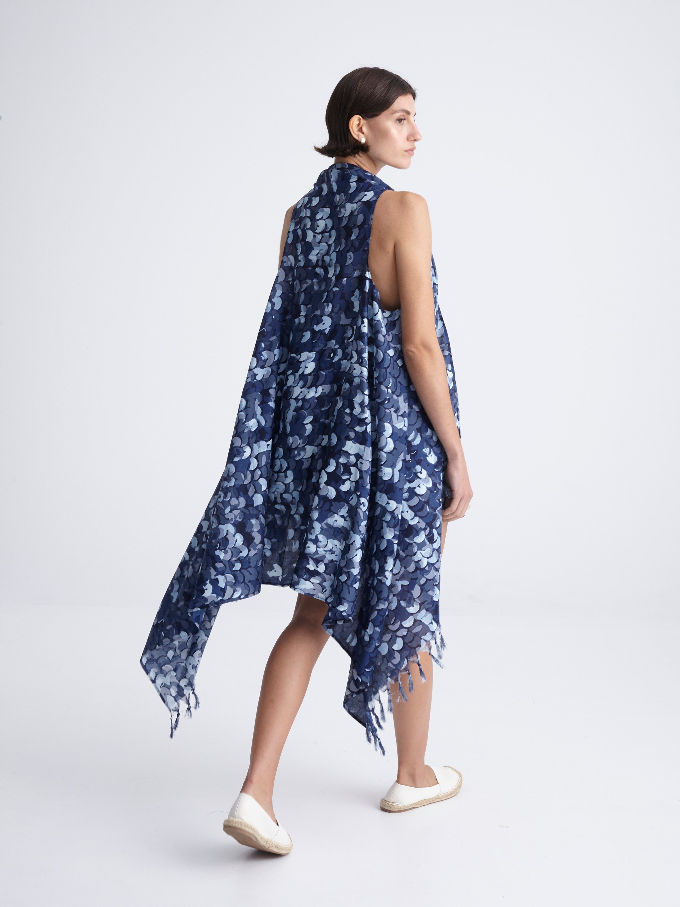 Sleeveless Beach Sarong Cover Up Duster Vest Pareo Wrap – cleogatzeli